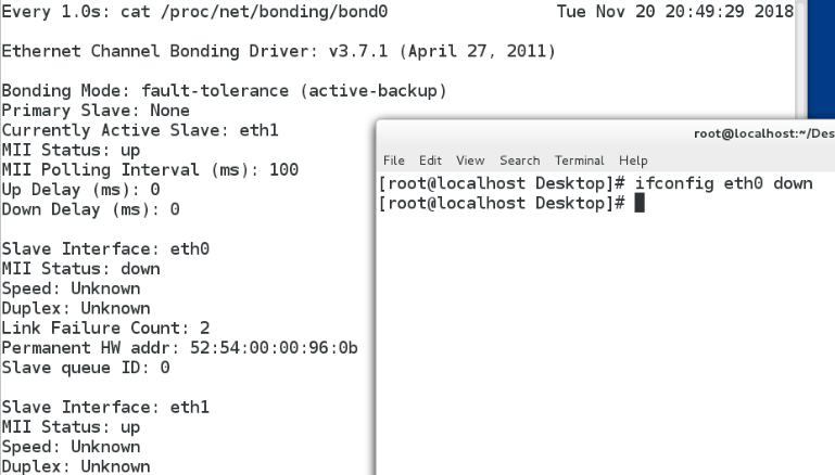 Linux基础之 高级网络配置 （链路聚合）_eth1 聚合_excellent_L的博客-CSDN博客