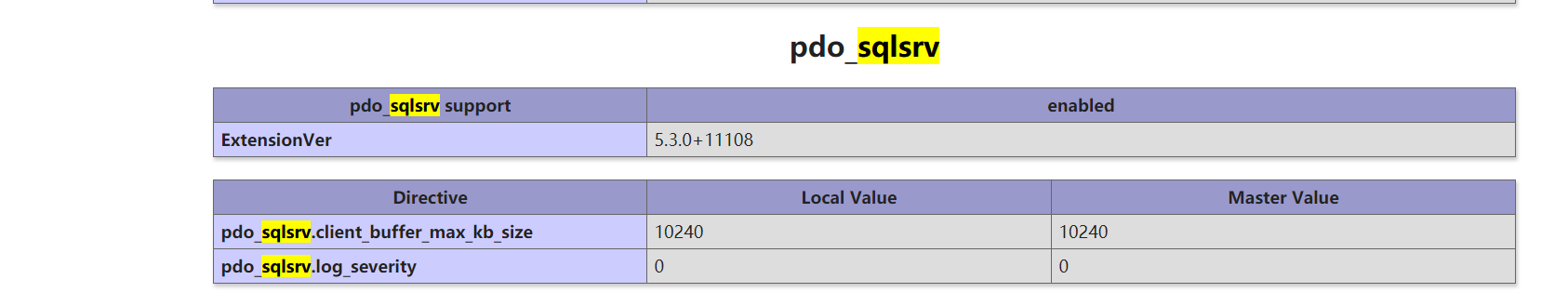 php windows下安装sqlsrv扩展_windows服务器php添加sqlsrv依赖-CSDN博客