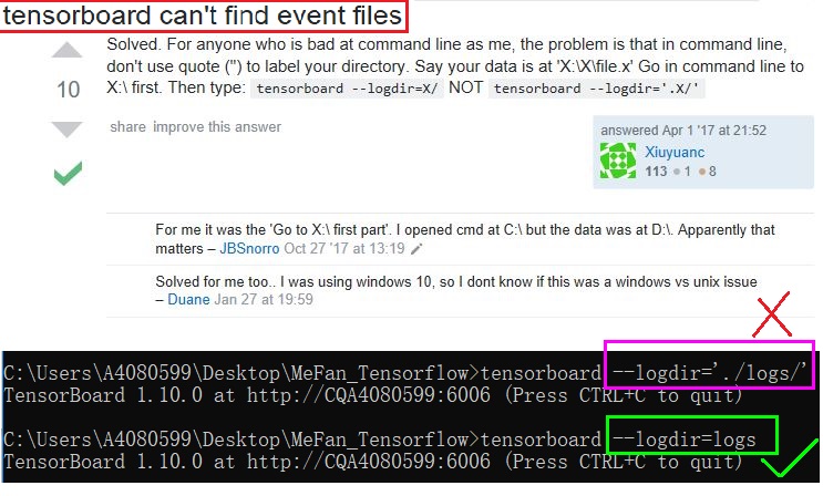 Tensorboard can't find event files 和 tensorboard graph显示不全问题_tensorboard event files-CSDN博客