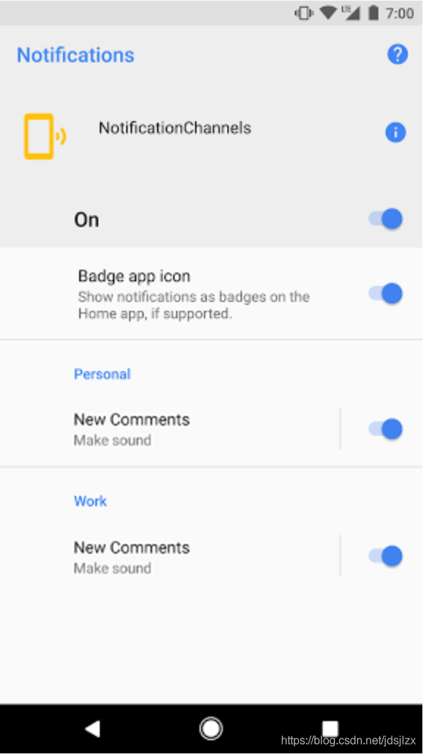 Android 8 0 创建管理通知渠道notification Android Setbypassdnd Csdn博客