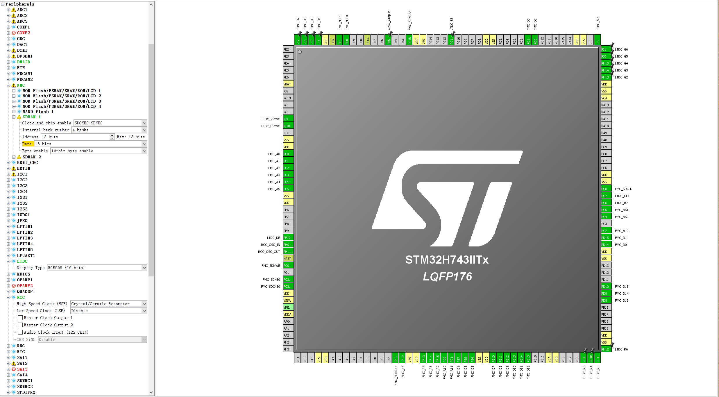 STM32CubeMX学习笔记——STM32H743_LTDC、DMA2D_stm32h7 ltdc读-CSDN博客