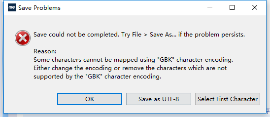 eclipse保存文件出现save could not be completed. Try File Save As..-CSDN博客