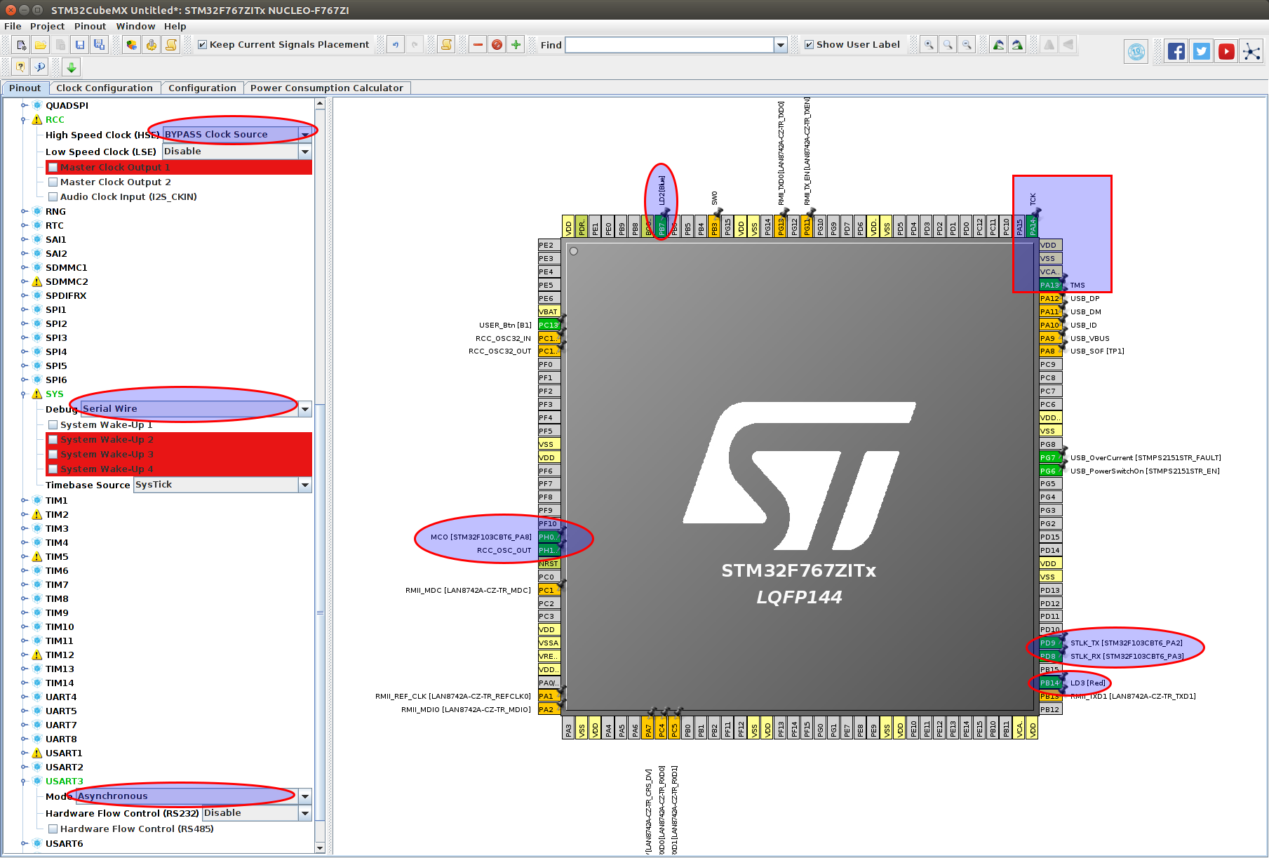 Ubuntu16之STM32开发--点灯和串口通信_nucleo f767串口通信软件-CSDN博客