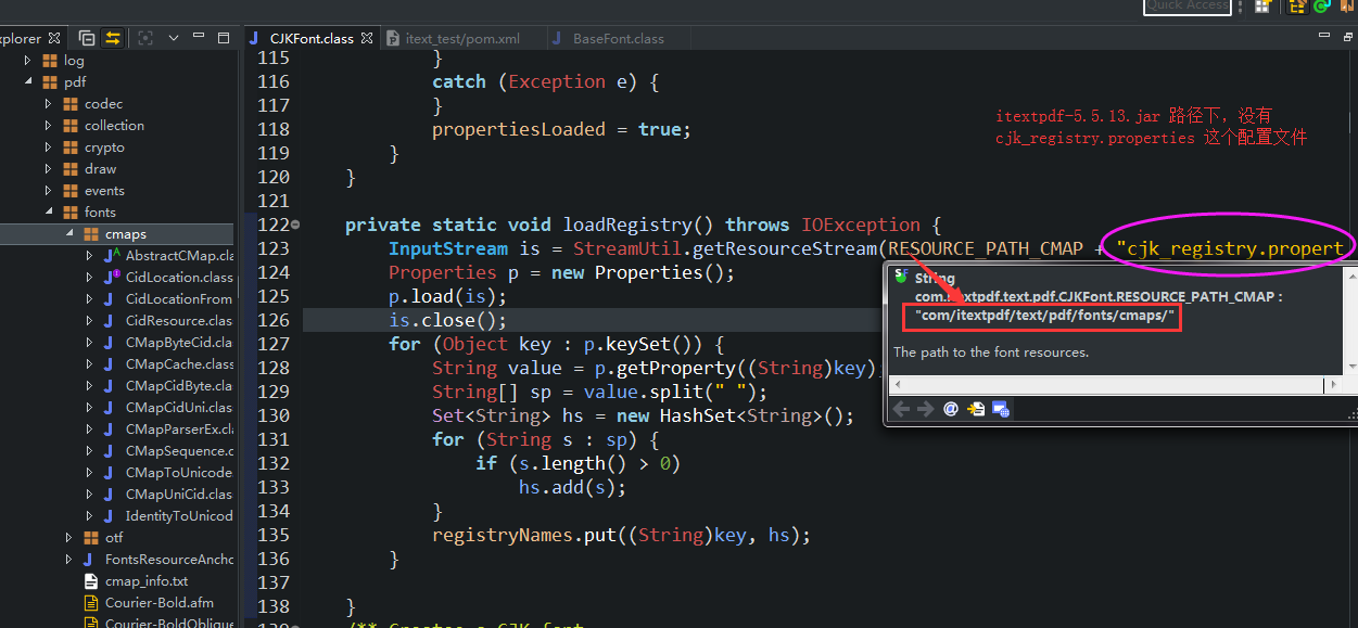 解决PDF添加水印报错iText： Font 'STSong-Light' with 'UniGB-UCS2-H' is not recognized_com.itextpdf.text ...