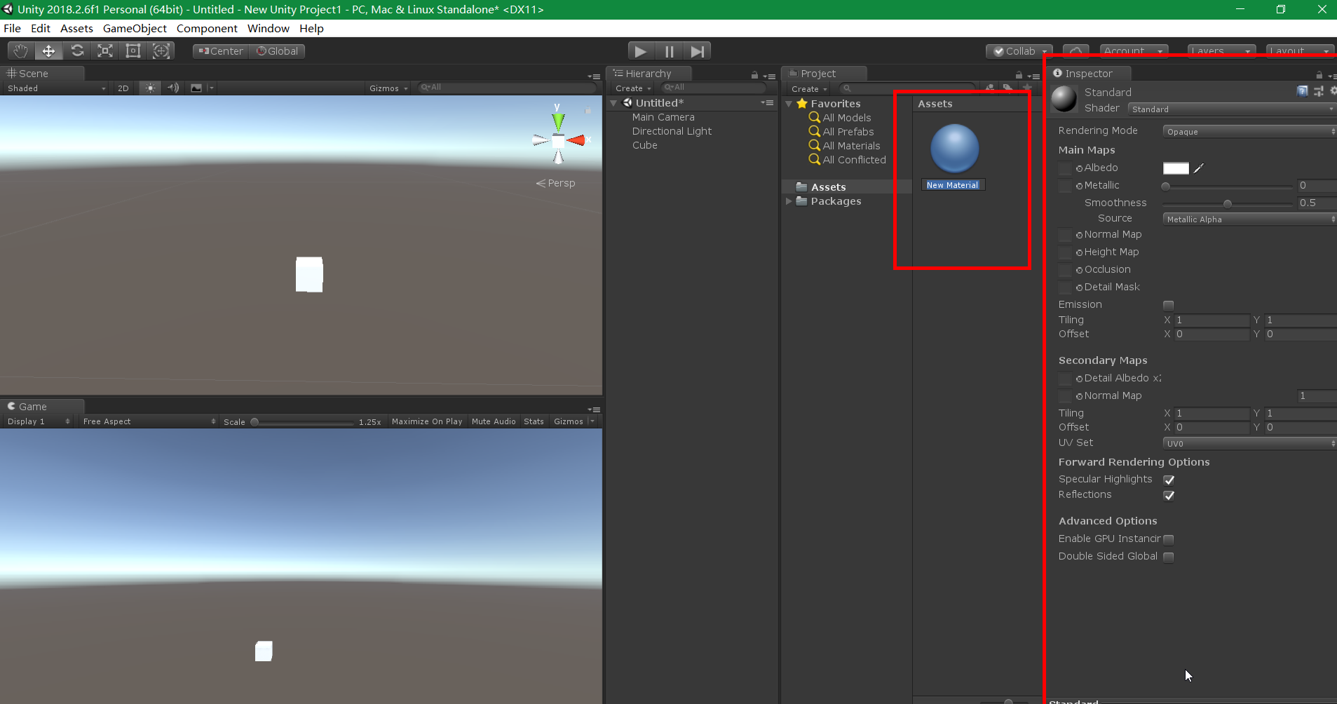 Unity3D——学习分享(二) 给游戏对象添加材质和贴图_unity材质球怎么贴图-CSDN博客