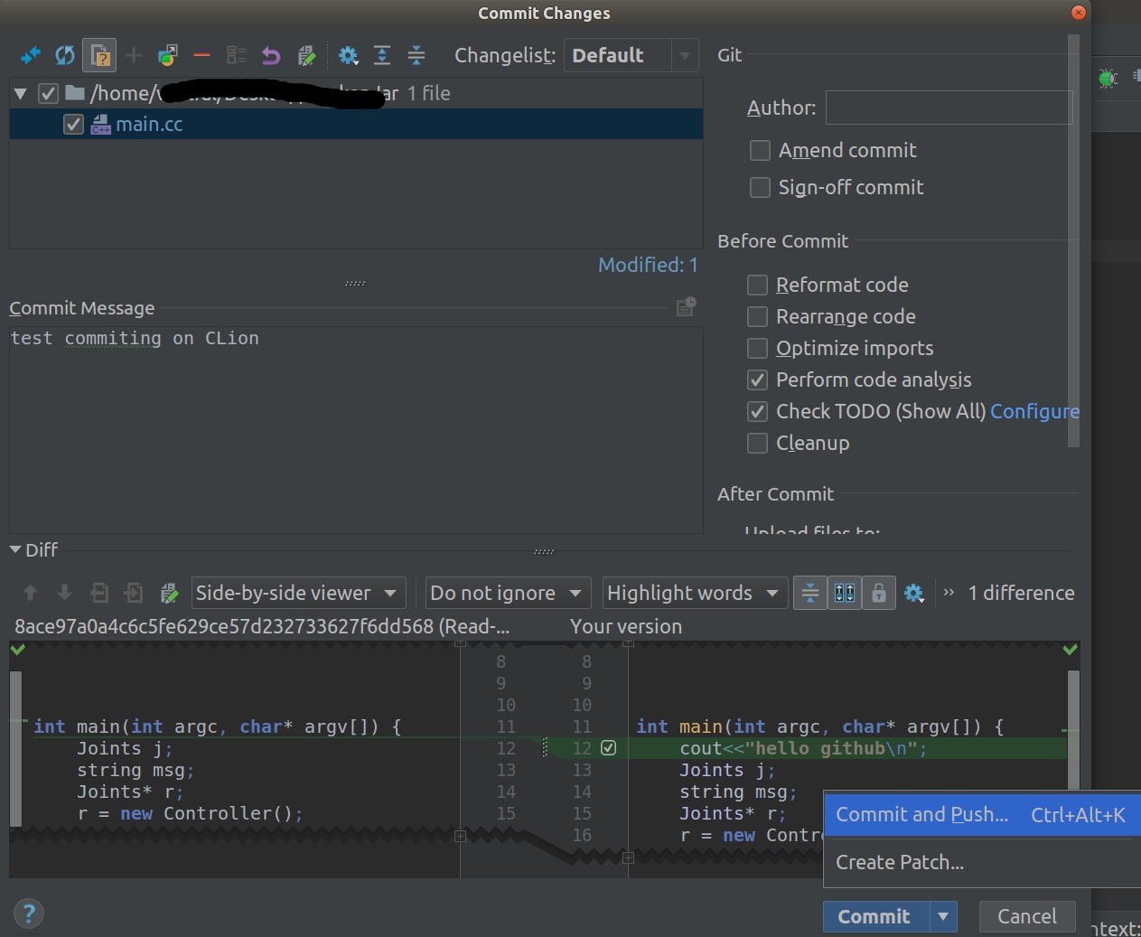 git的基本使用以及CLion內置的配置_clion git-CSDN博客