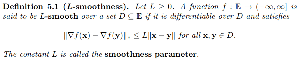 【First-order Methods】 5 Smoothness and Strong Convexity_l-光滑函数-CSDN博客