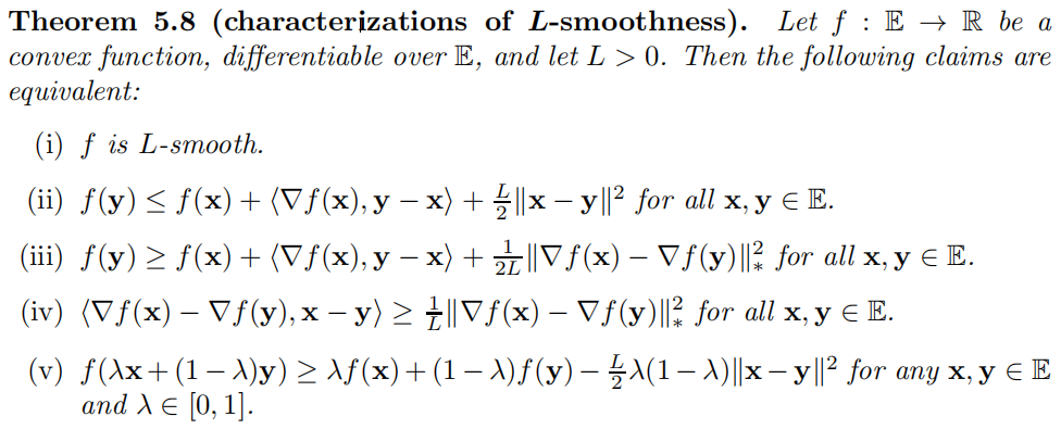【First-order Methods】 5 Smoothness and Strong Convexity_l-光滑函数-CSDN博客