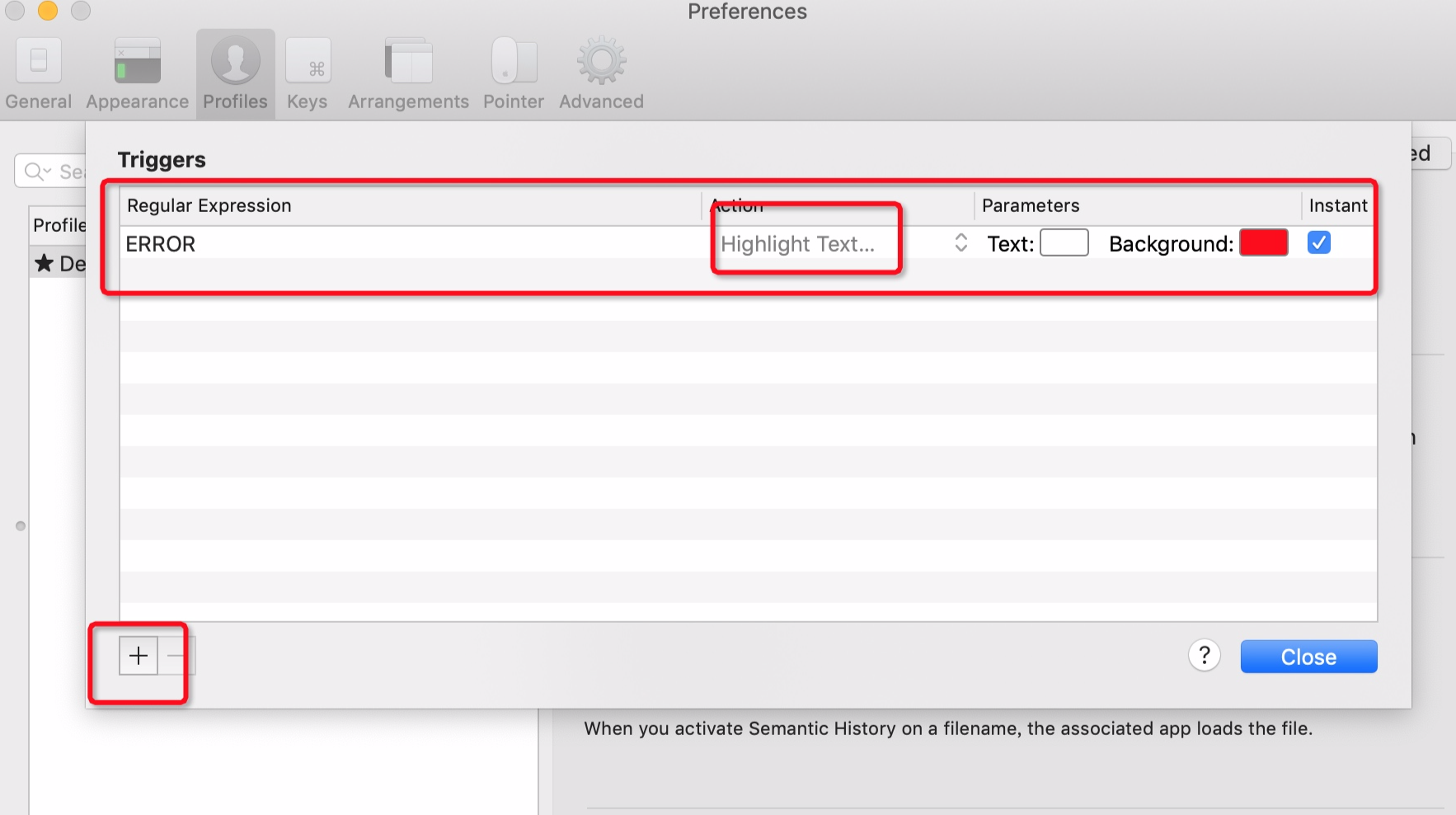 iTerm2 设置某个关键字高亮_windows terminal关键字高亮-CSDN博客