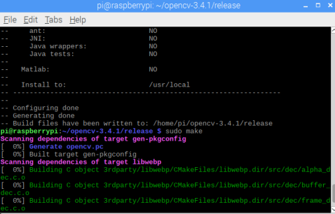 【嵌入式】Windows10&Ubantu16.04&树莓派3B+安装opencv教程_opencv 嵌入式 树莓派-CSDN博客