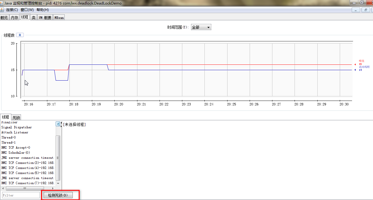 jconsole和Visualvm检查死锁_visualvm显示deadlock detected-CSDN博客