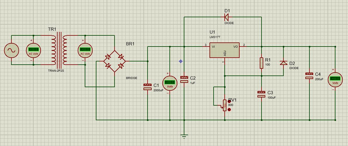 LM317稳压电源设计_lm317二极管保护-CSDN博客