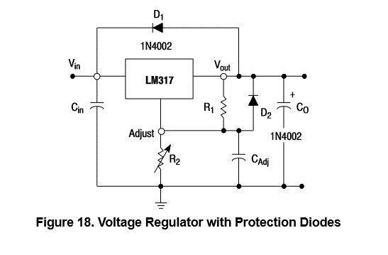 LM317稳压电源设计_lm317二极管保护-CSDN博客