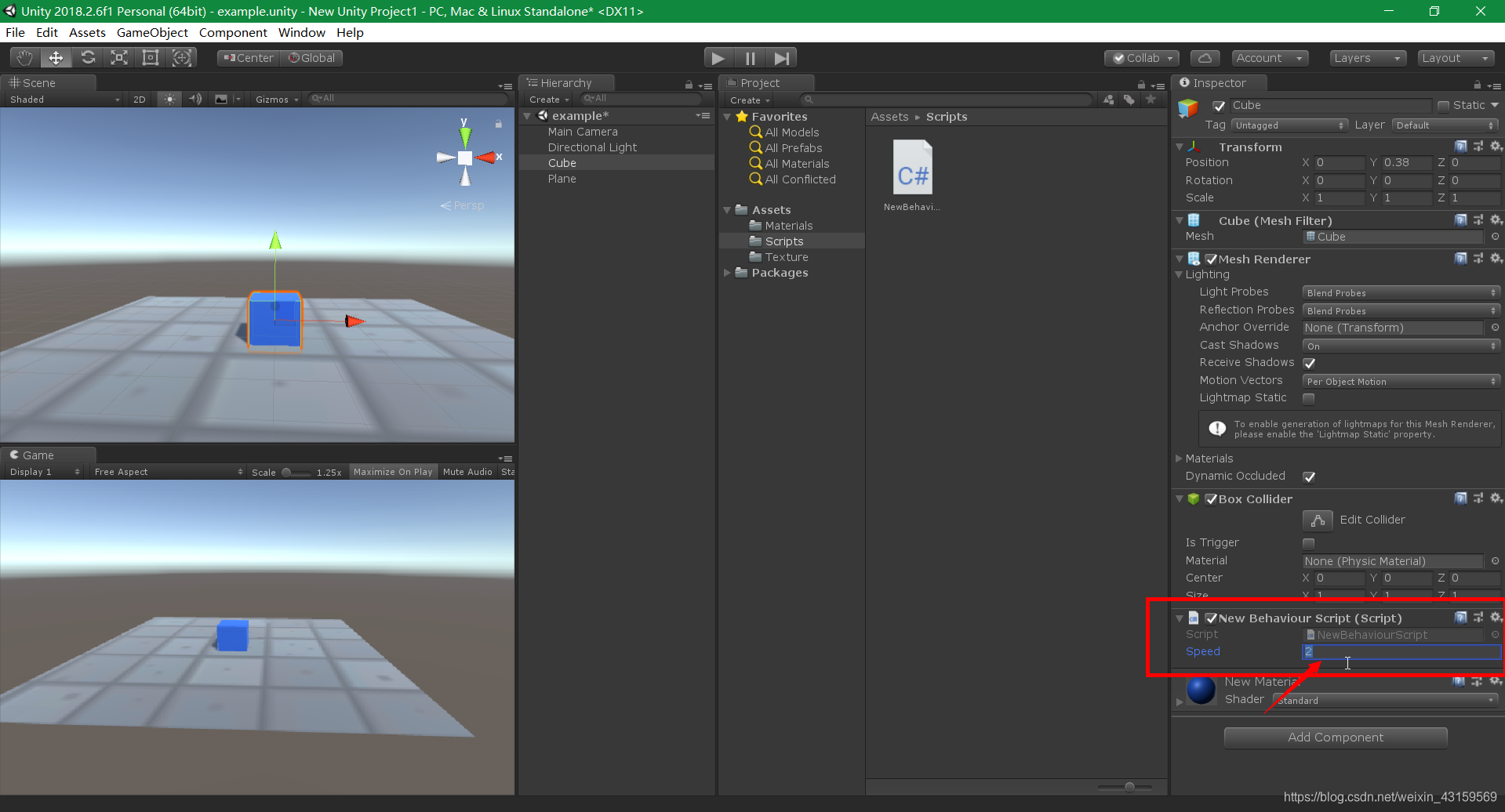 Unity3d——学习分享(四)代码控制立方体的移动旋转unity编写代码实现一边旋转一边控制立方体的移动 Csdn博客
