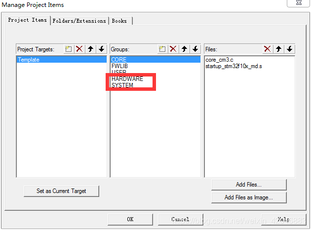 创建stm32固件库工程stm32 工程库 Hardware User System Core Csdn博客 3992