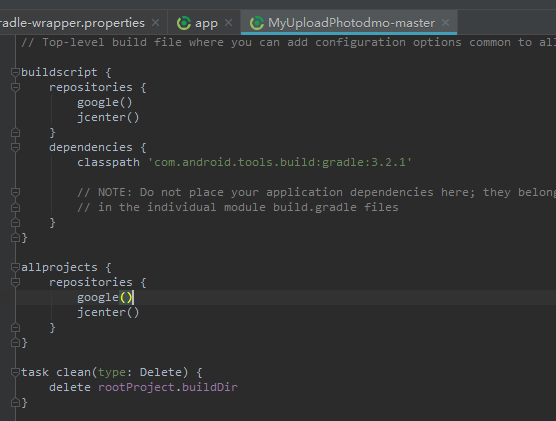 解决Could not find method android() for arguments问题_小鸿洋的博客-CSDN博客