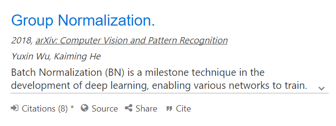 Group Normalization论文笔记--深入浅出组归一化_groupnorm论文-CSDN博客