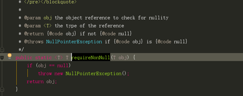 使用Objects.requireNonNull判断一个对象是否为空吧_objects.nonnull-CSDN博客