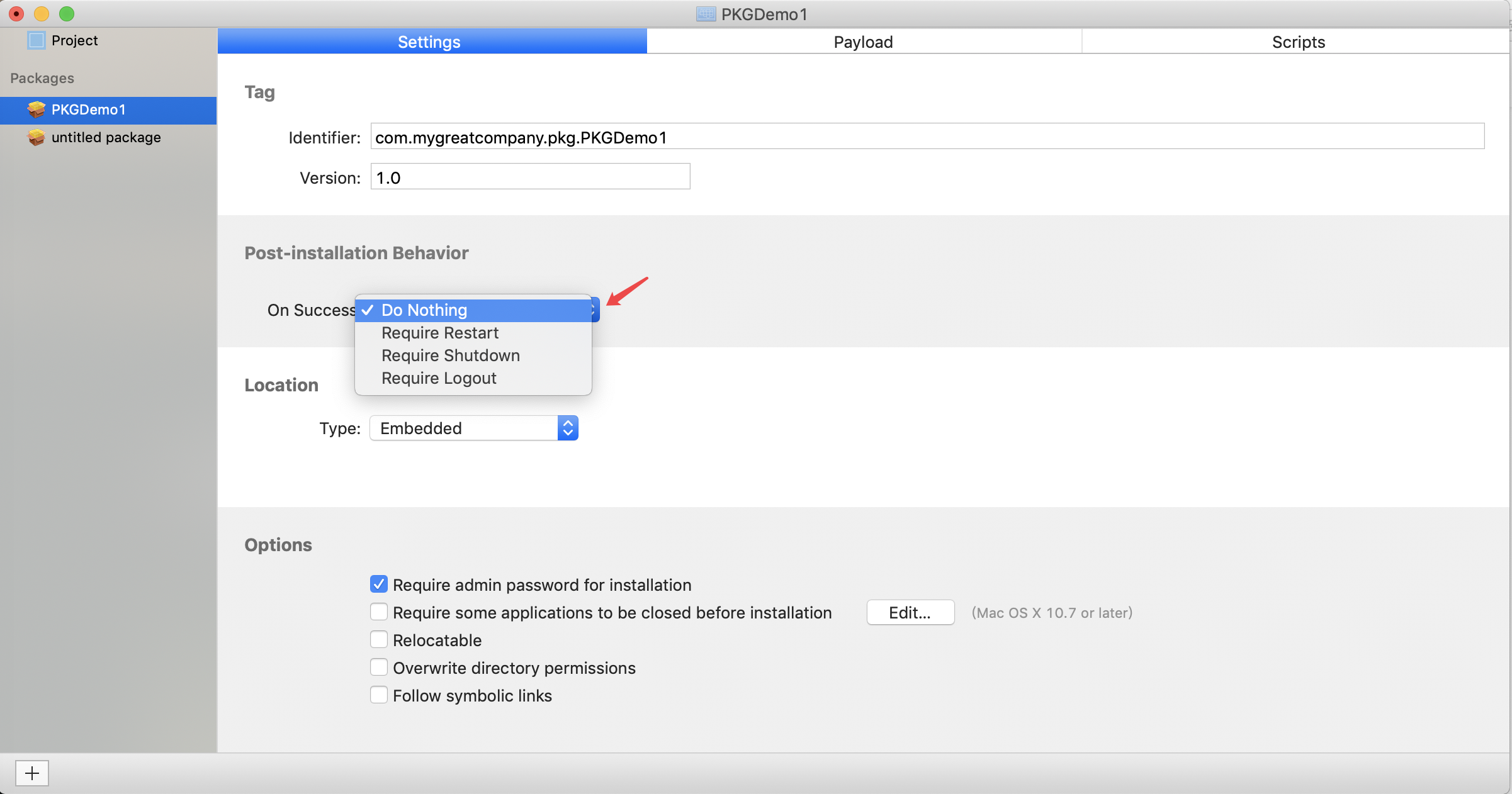 macOS 开发 - 打包 PKG（Packages）_伊织_的博客-CSDN博客_packages打包