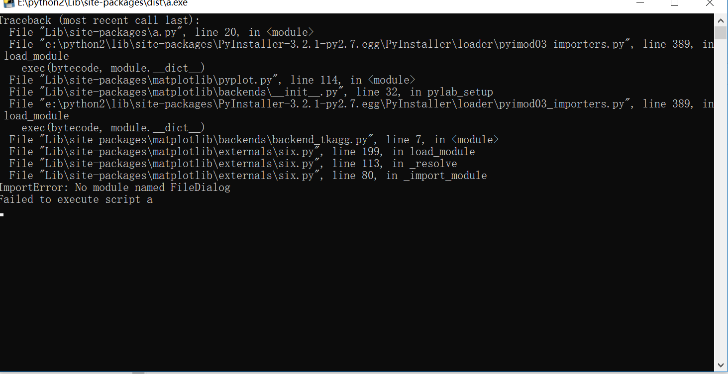 Python Pyinstaller打包matplotlib遇到的问题 Csdn博客