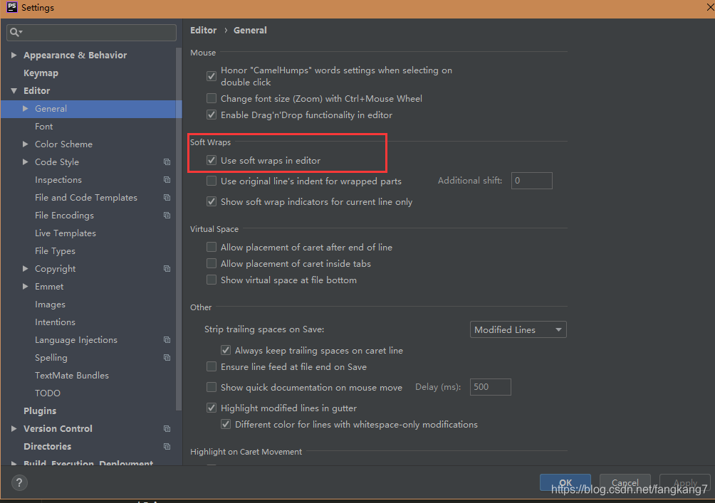 【phpstorm】设置代码自动折行phpstorm 折行 Csdn博客