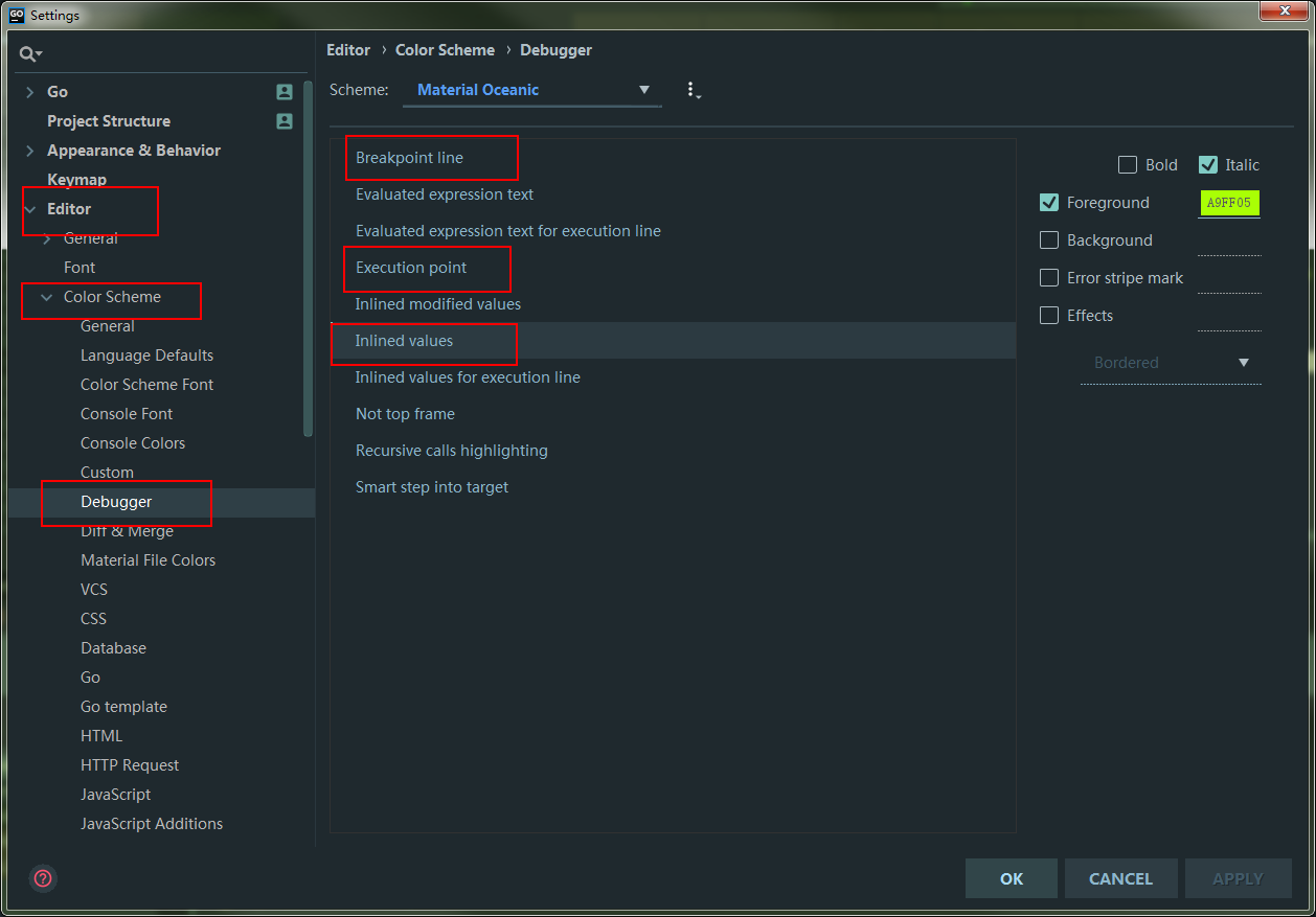 idea JetBrains系列debug修改断点行颜色背景色 设置值显示颜色_idea 断点行颜色-CSDN博客