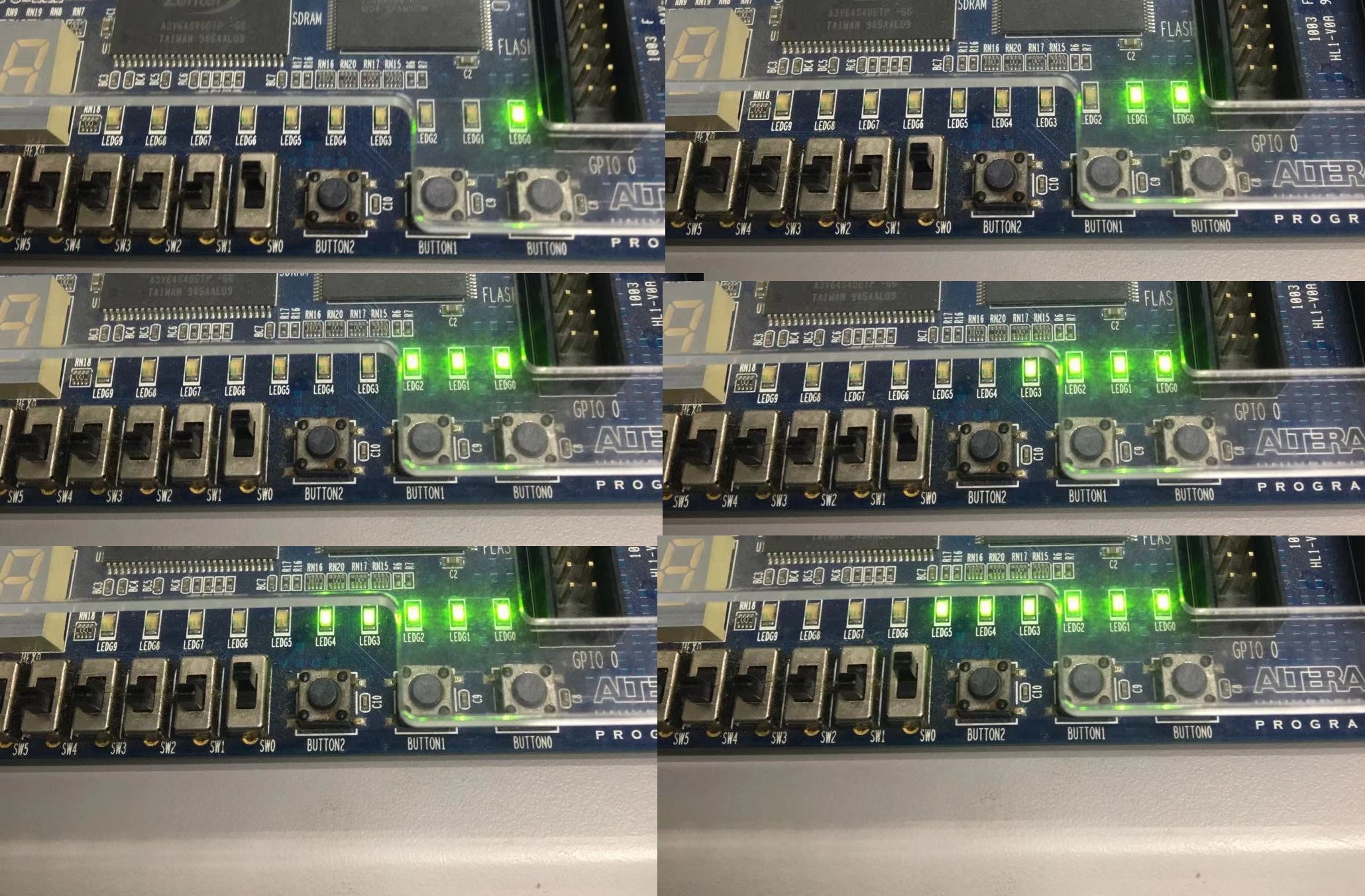 FPGA 电路开发入门实验_参照实验电路编写程序,控制led 的工作状态。拨动开关 sw1、sw2 分别实现4种不-CSDN博客