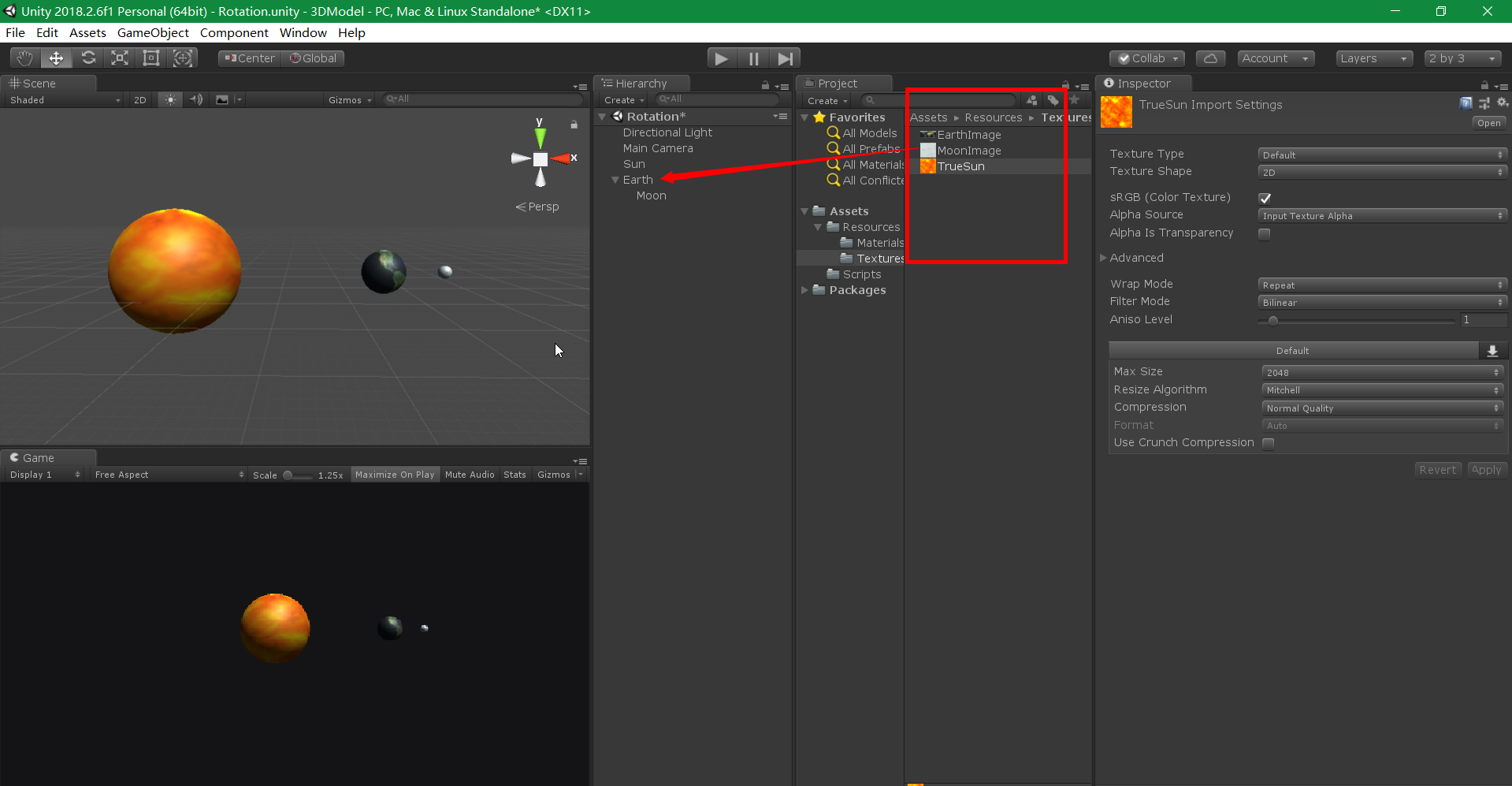 Unity3D——学习分享（七）太阳环绕地球项目_太阳月亮地球运行unity3d-CSDN博客