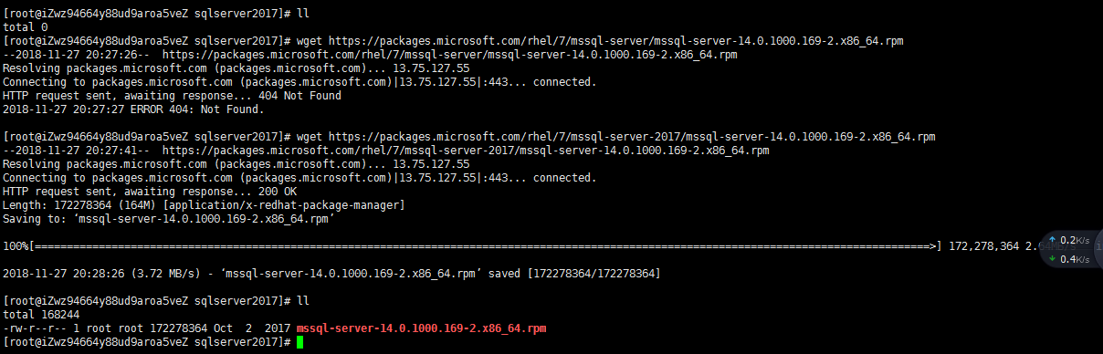 阿里云Centos7安装sqlserver2017_阿里云服务器安装sql server2017-CSDN博客