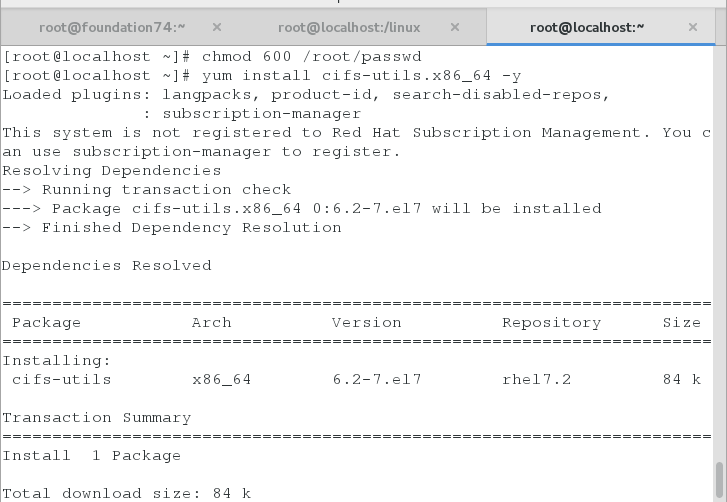 Linux系统中CIFS文件系统_linux查看cifs版本-CSDN博客