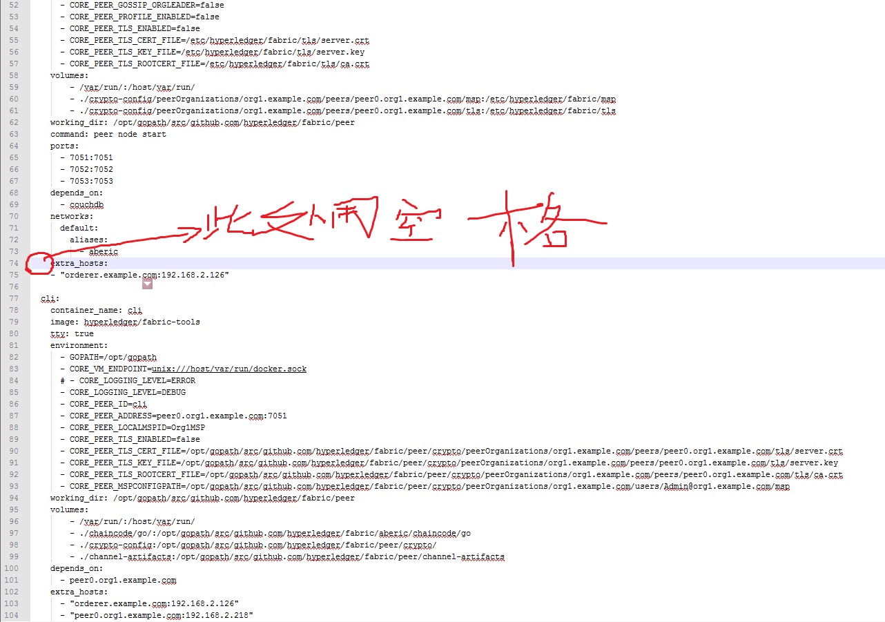 ERROR: yaml.scanner.ScannerError: while scanning for the next token found character '\t' that ...