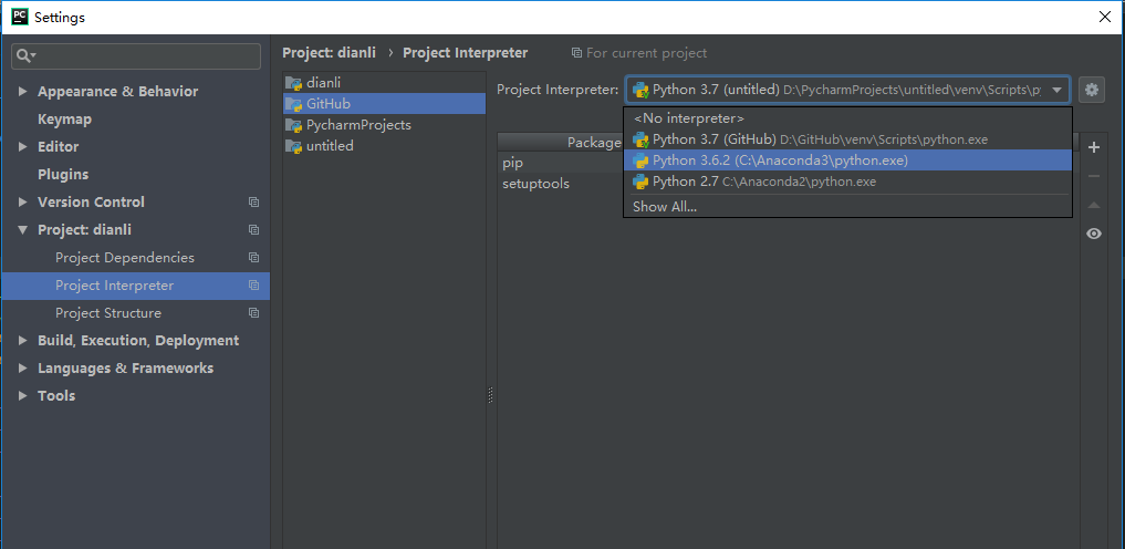 pycharm在安装完python版本后导入python版本选择版本以及安装包_Goldxwang的博客-CSDN博客