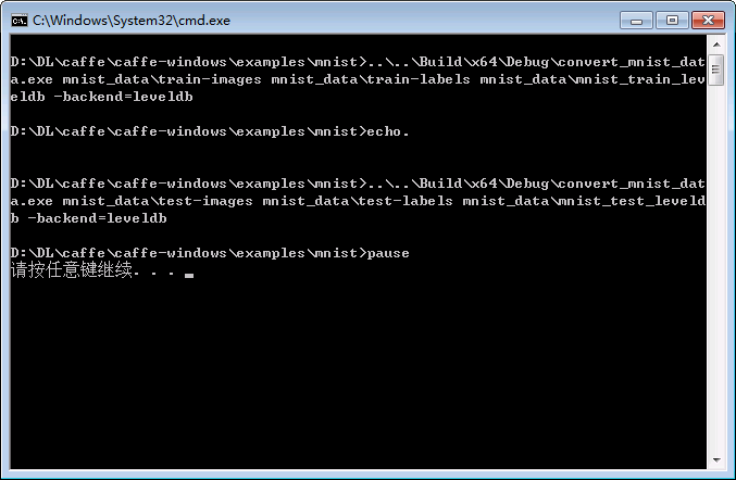 windows下caffe训练mnist数据集_mnist-lmdb数据集下载-CSDN博客