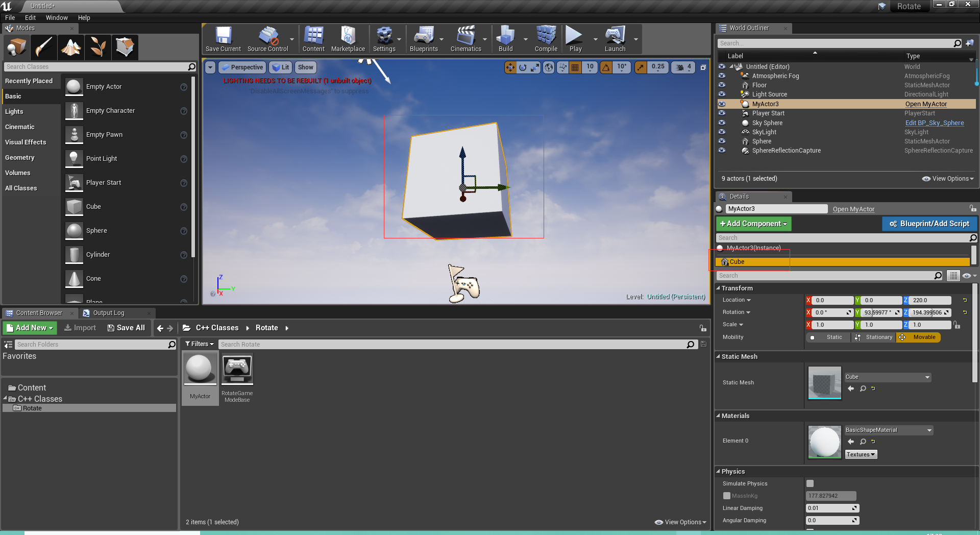 ue4 增加旋转值 AddActorLocalRotation_ue4 rotation 相加_踏着阳光的博客-CSDN博客