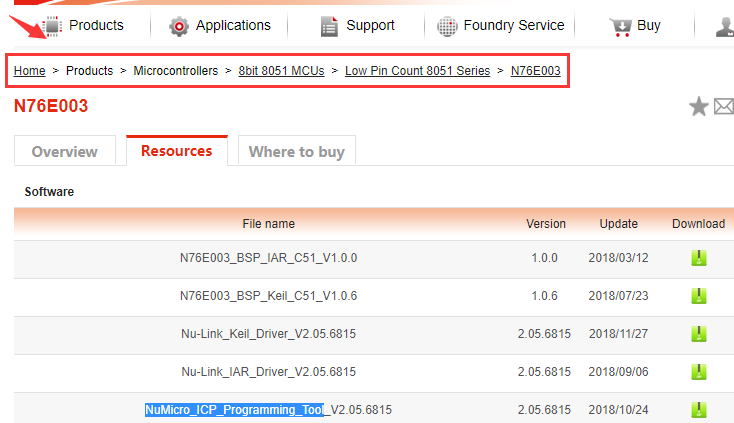 N76E003_BSP最新例程、驱动下载【官方网址】_n76e003b bsp下载-CSDN博客