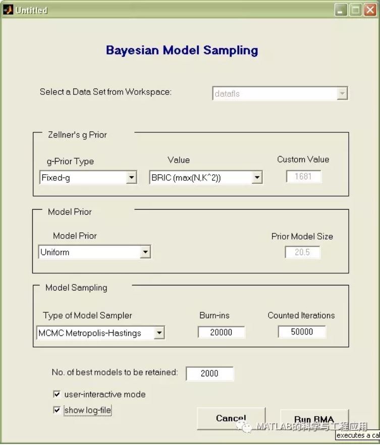 【源码】MATLAB的BMS工具箱：贝叶斯模型平均（BMA）_贝叶斯模式平均算法包-CSDN博客