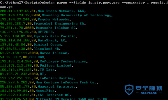 Shodan API使用指南 撒旦网-CSDN博客