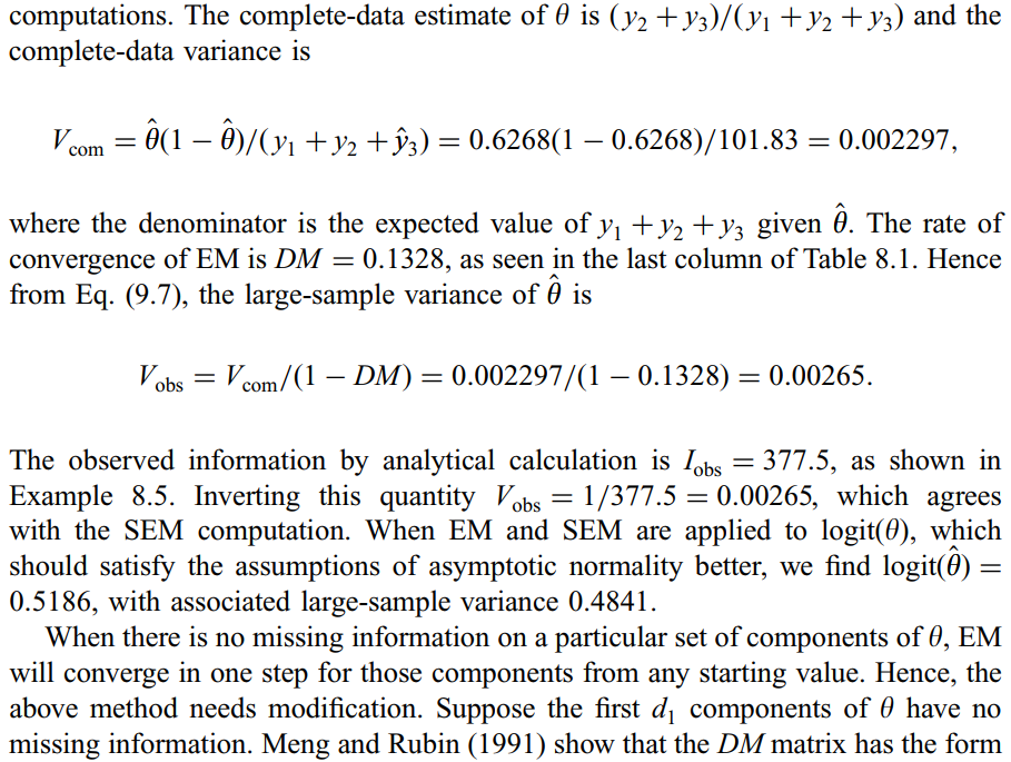EM，SEM算法操作实例：《Statistical Analysis with Missing Data》习题9.1 & 9.2-CSDN博客