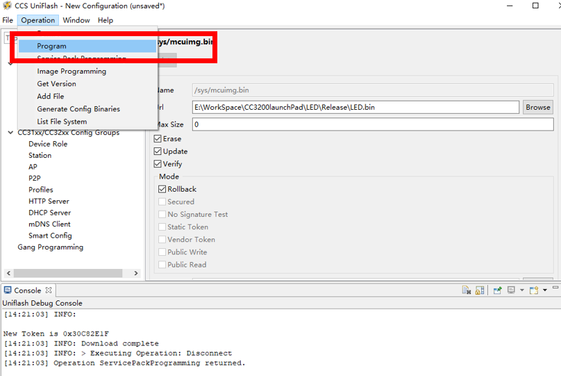TI CC3200 Launchpad 用UniFlash下载程序到Flash_uniflash 下载-CSDN博客