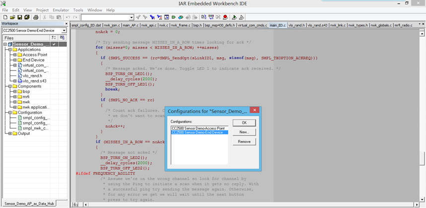 IAR 设置问题_iar的工程窗口被关掉了-CSDN博客