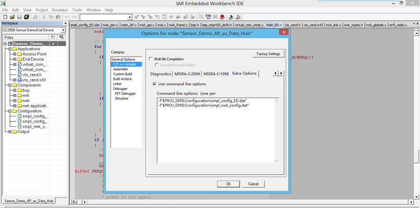 IAR 设置问题_iar的工程窗口被关掉了-CSDN博客