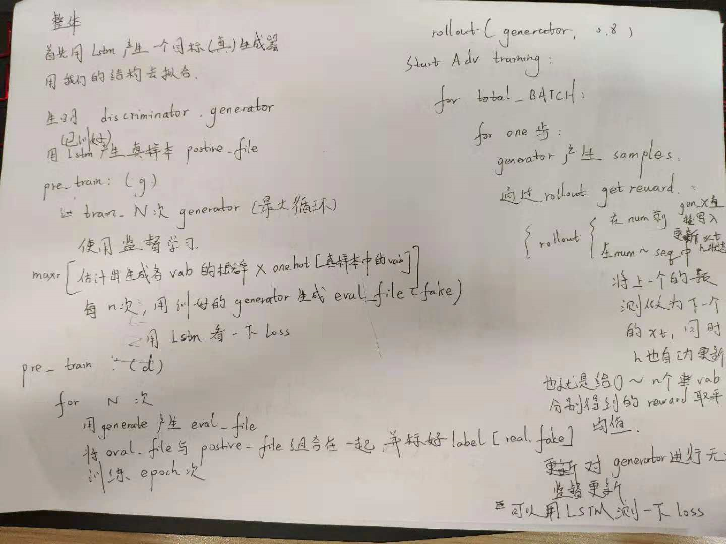 SeqGAN: Sequence Generative Adversarial Nets with Policy Gradient_seqgan源码-CSDN博客