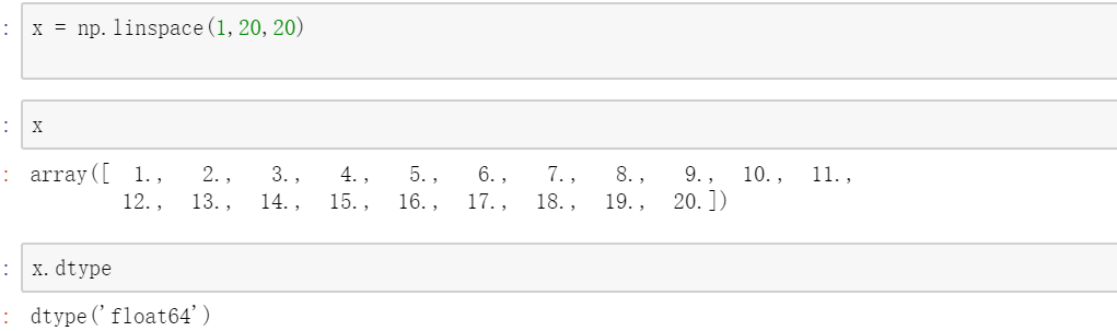 Numpy中linspace方法的用法_linspace转成int-CSDN博客