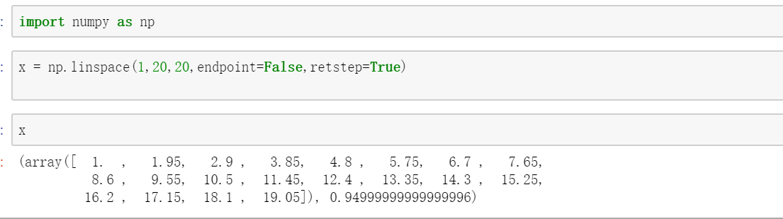 Numpy中linspace方法的用法_linspace转成int-CSDN博客
