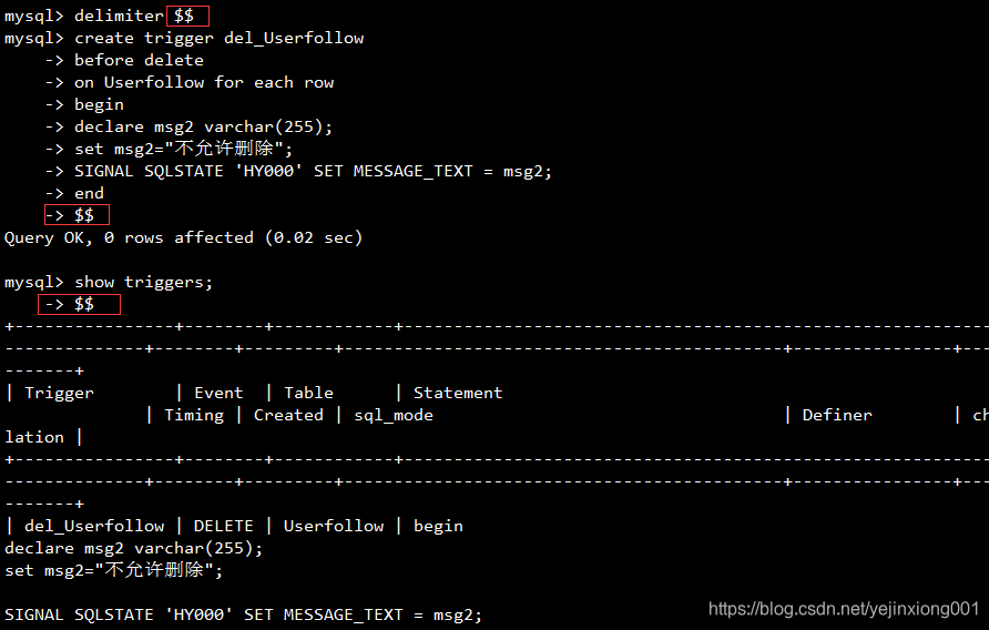 Mysql 57 创建及查看触发器mysql57 查询触发器 Csdn博客