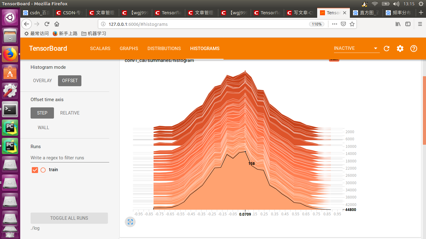 tensorflow的可视化工具Tensorboard的使用——直方图（histogram,distributions）的使用_tensorboard histogram-CSDN博客