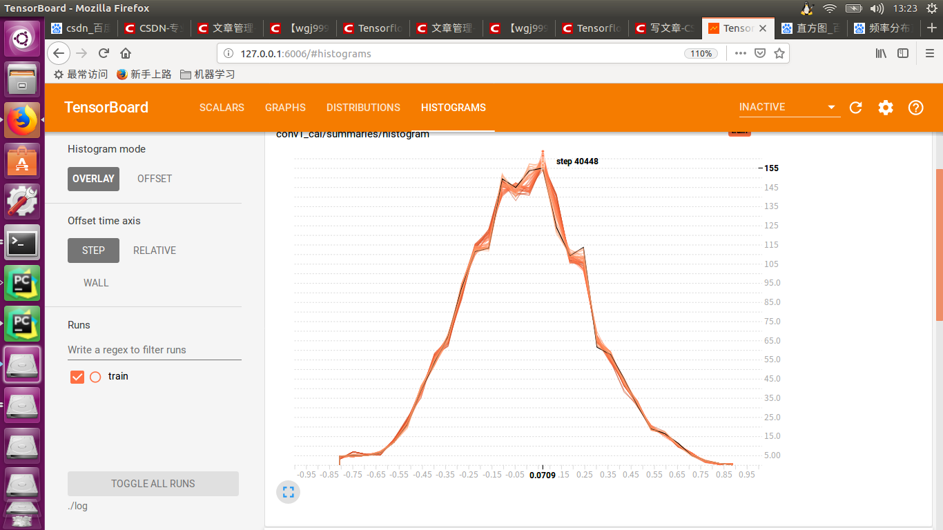 tensorflow的可视化工具Tensorboard的使用——直方图（histogram,distributions）的使用_tensorboard histogram-CSDN博客