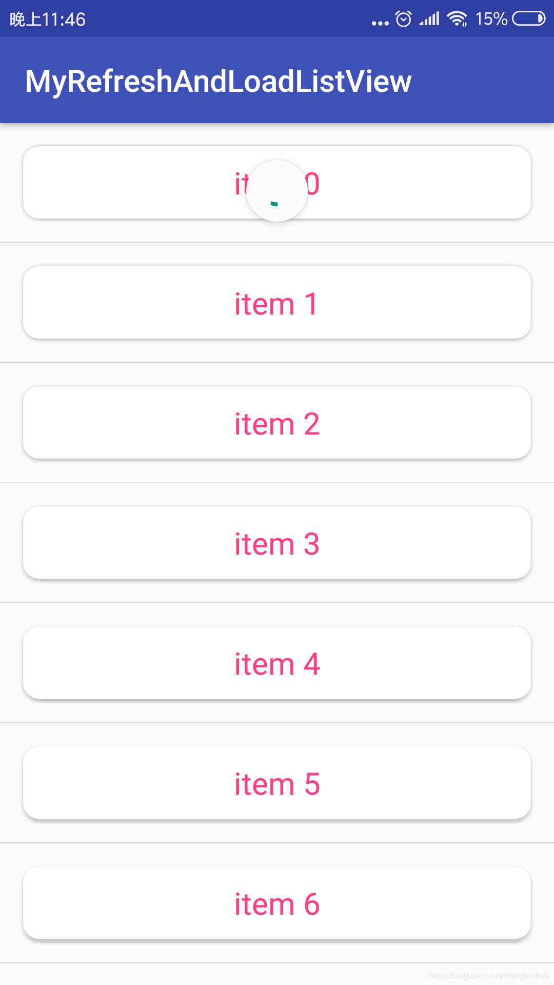 Android的swiperefreshlayoutrecycleview实现上拉加载下拉刷新android Refreshlayoutrecyclerview Csdn博客