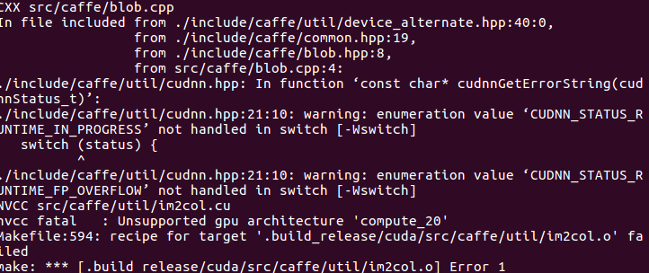 【手把手AI项目】二、ubuntu16.04+caffe＋CUDA10.0+cudnn7.4+opencv2.4.9.1+python2.7 （超超细致）_AI蜗牛车的博客-CSDN博客