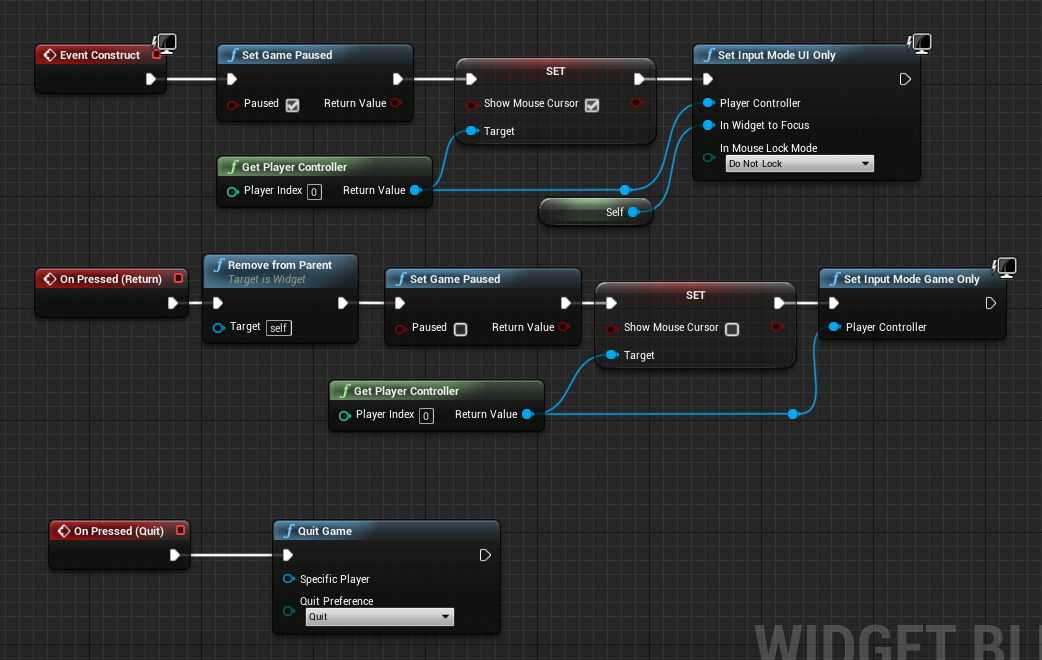 UE4 通过UI蓝图来控制游戏的暂停和返回_ue4 ui返回上一步-CSDN博客